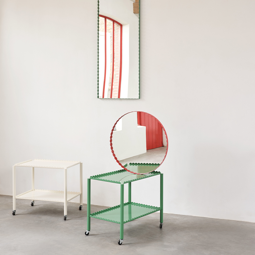 HAY - Arcs Trolley Low | Jade Green - HAY - Designdelicatessen